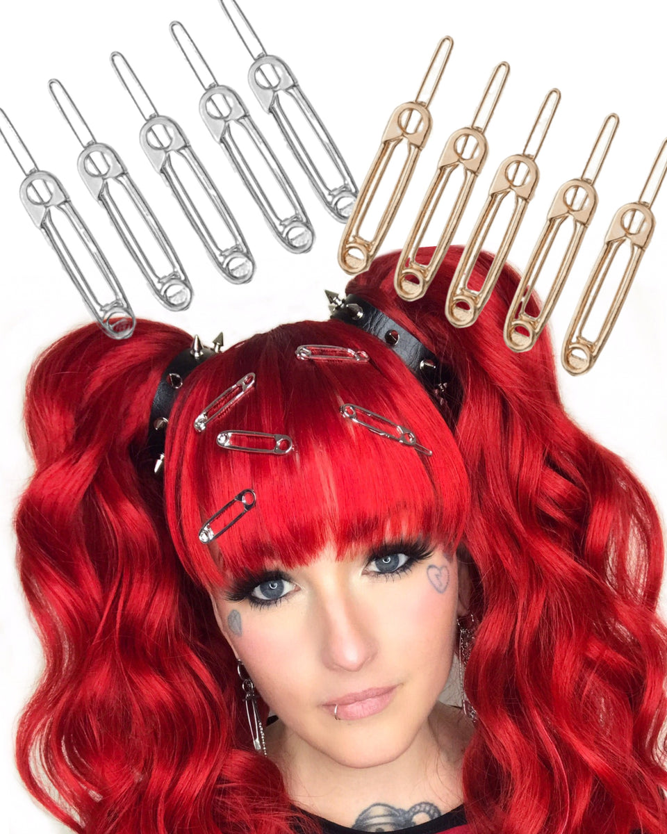 Safety Pin Hair Clips – Lizzis Lox