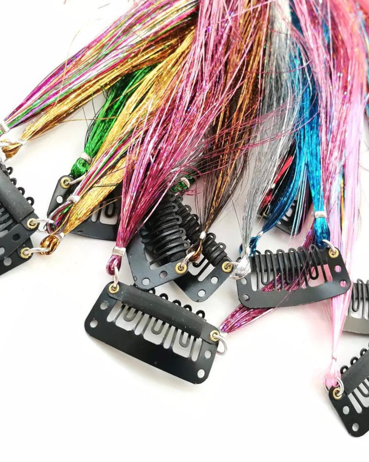 Tinsel Hair Clip – Lizzis Lox